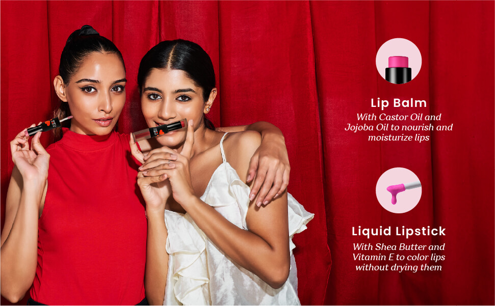 India's 1st Lip Duo Balm and Liquid Lipstick for Tinted Lips | Color Cupid